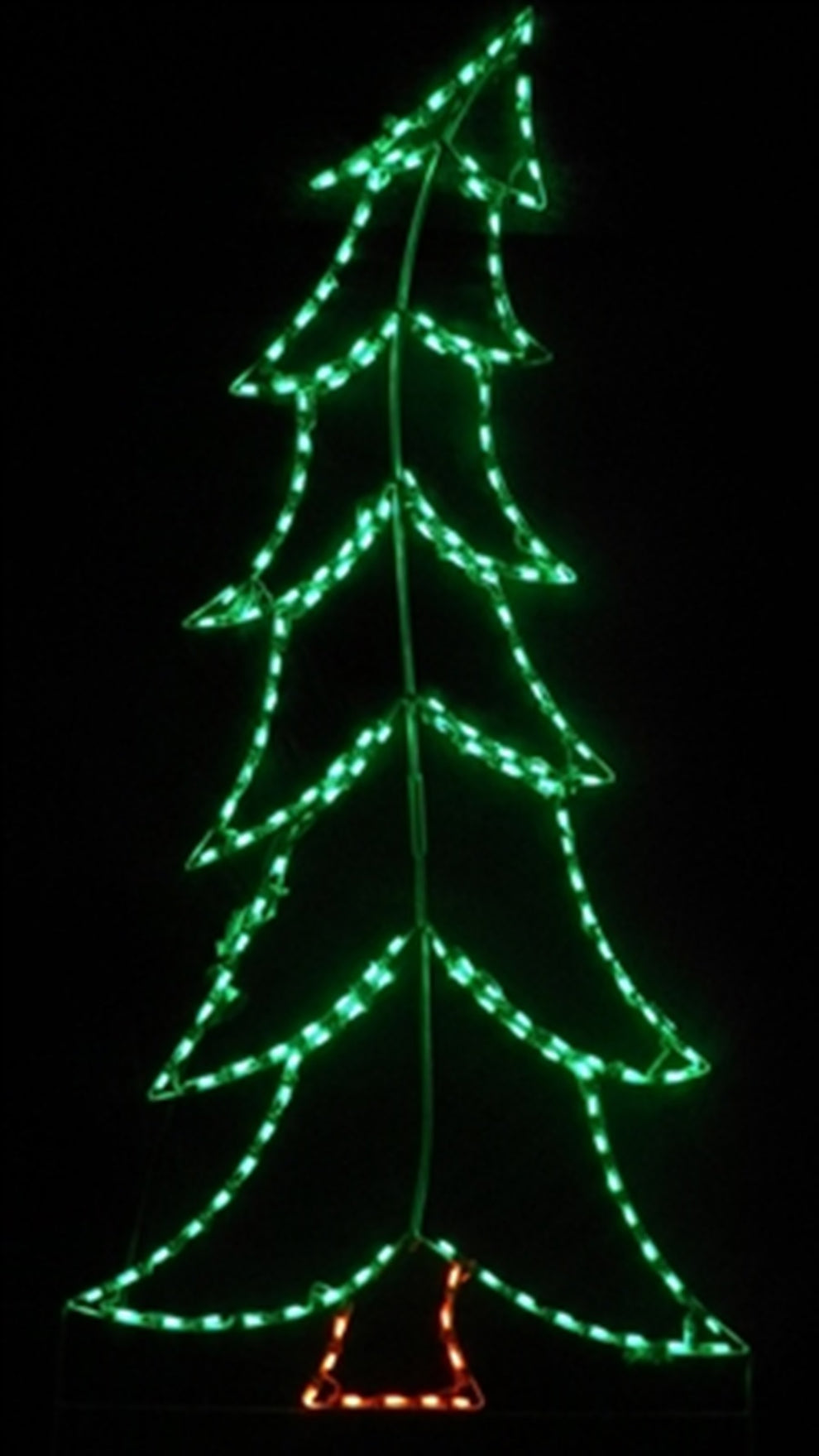 Large Tilted Christmas Tree| Lori's Lighted D'Lites