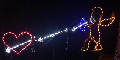 Cupid with Arrow and Heart Animated| Lori's Lighted D'Lites